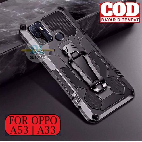 Jual OPPO A53/A33S CASING STANDING BELT CLIP HARD CASE ROBOT NEW COVER ...