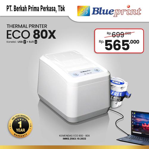 Promo Printer Thermal Dekstop 80 mm BLUEPRINT ECO80X USB Cicil 0% 3x ...