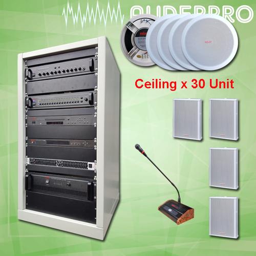 Jual PAKET SOUND SYSTEM AUDIO GEDUNG G10E PAKAI 30 UNIT SPEAKER CEILING ...