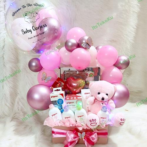Jual buket balon/ buket baby born/ hamper baby - Jakarta Pusat ...