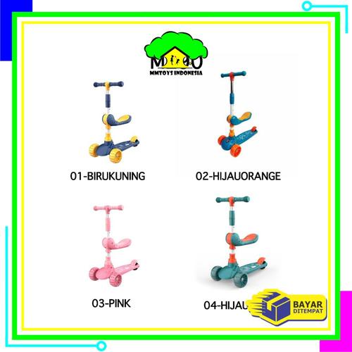 Promo MI-M290 Mainan Anak Skuter Otoped Sepeda Duduk 3 Roda 2in1 Ada ...