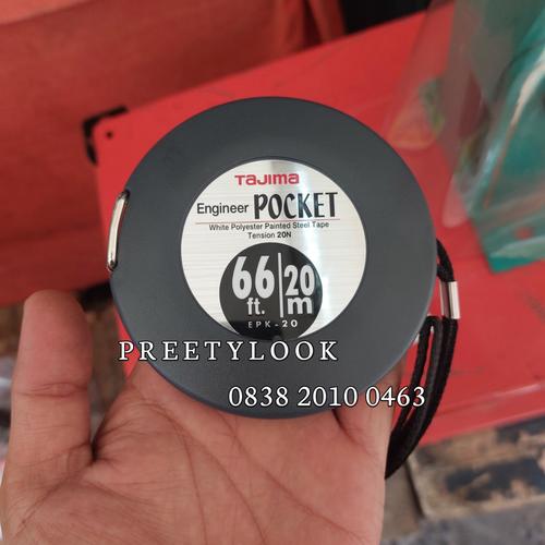 Jual Meteran Tajima Pocket 20 Meter Engineer Pocket Measuring Tape 66 ...