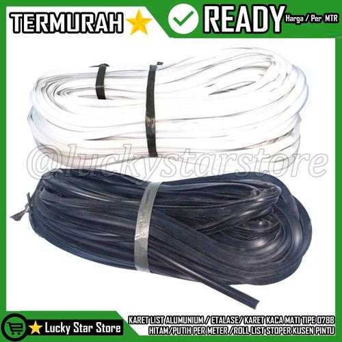 Jual KARET LIST ALUMUNIUM / ETALASE/ KARET KACA MATI TIPE 078B Karet ...