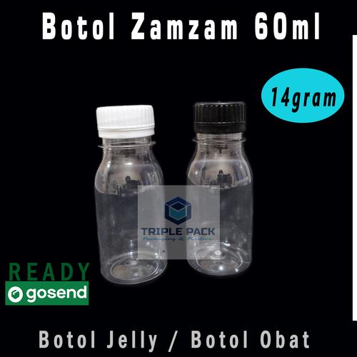 Jual Botol Zam Zam 60 - 80 ml | Botol ZamZam | Botol Jelly | Botol Obat ...