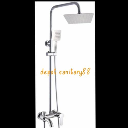 Jual Shower tiang stainles panas dingin/tiang shower kotak set/shower ...