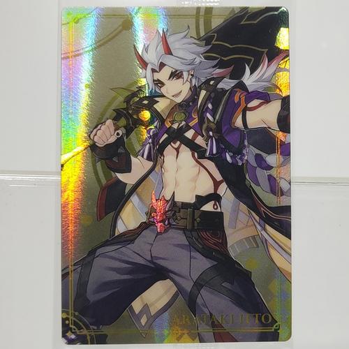 Jual Arataki Itto R15 Genshin Impact Wafer Card Shokugan - Kab ...
