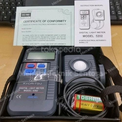 Jual Kyoritsu 5202 Digital Light Meter - Jakarta Barat - Menara Teknik ...
