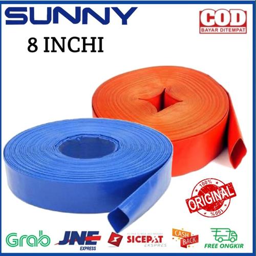 Jual Selang Air Irigasi Sunny Hose 8"in 50M Selang Buang Tremi Lipat ...