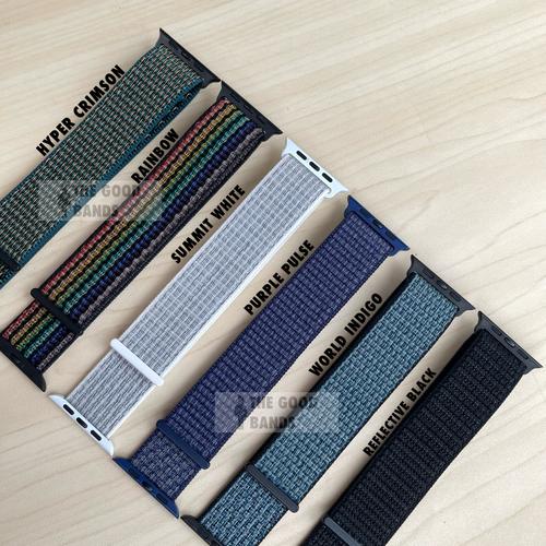 Jual Strap Tali Apple Watch NIIKE SPORT LOOP nylon 1 2 3 4 5 42mm 44mm ...
