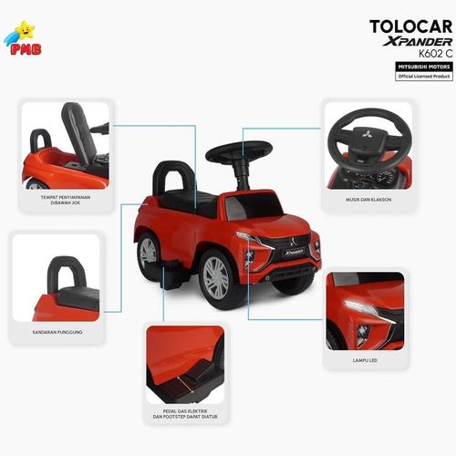 Jual (AKI) Tolocar PMB K602-C Mitsubishi Xpander Mainan Mobil Anak ...