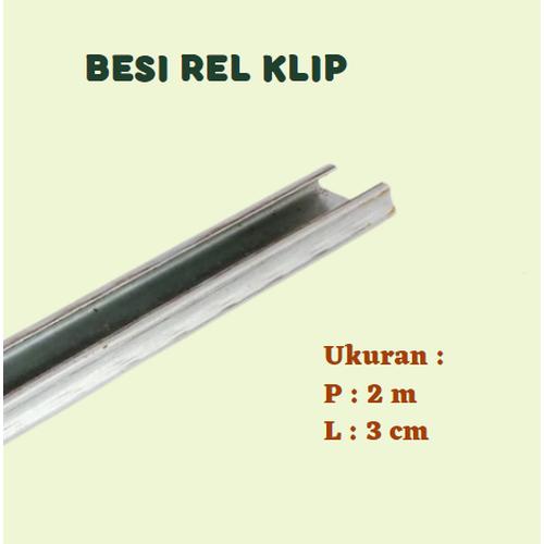 Jual Clip 2 Meter / Penjepit Plastik UV / Grenhouse Besi Rel Spring ...