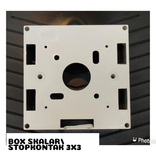 Jual box stop kontak/Sakelar single 3x3 pioline - Kota Batam - Vertical ...