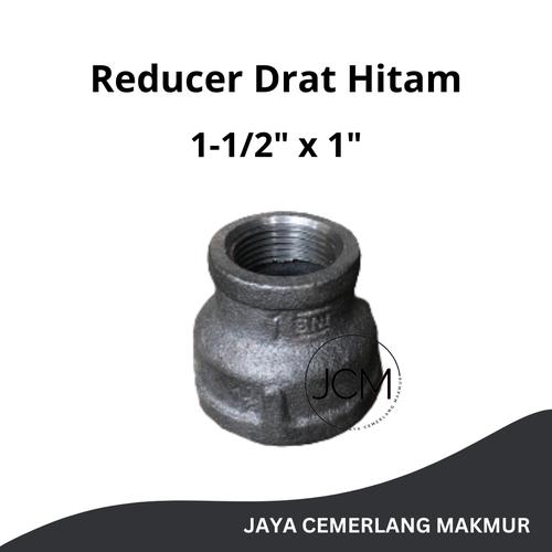 Jual Reducer Drat Hitam 1-1/2" x 1" / Vlok Sock Drat Dalam Hitam / V ...