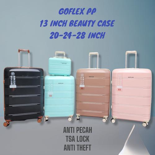 Jual KOPER GOFLEX 14 / 20 / 24 / 28 INCH BAGASI + BEAUTY CASE - light ...