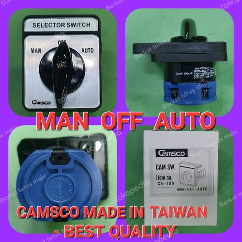 Jual Selector switch Manual off Auto (20A) ..pilihan 1p / 2p / 3p - 3p ...
