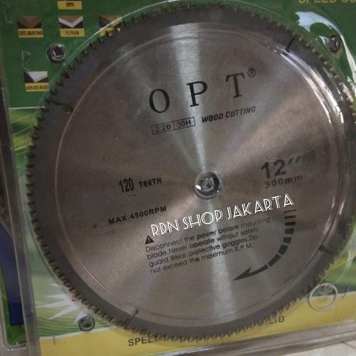 Jual Mata gergaji kayu 12 inch x 40 T.60 T. 80 T. 100 T. 120 T OPT JIS TCT - 12 inch x 60 T ...