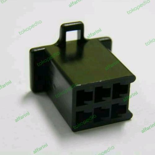 Jual Soket/socket/konektor/connector/housing motor Suzuki 6 pin Male ...