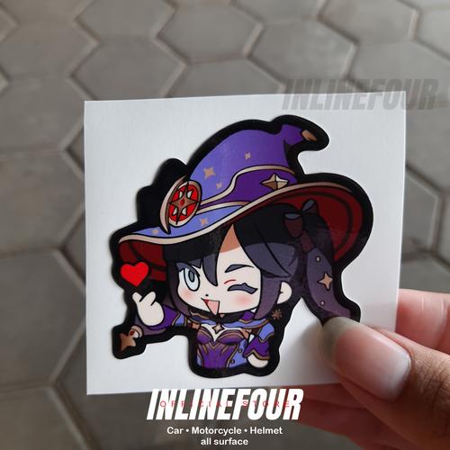 Jual Stiker Genshin - Mona - Anime Sticker Hologram Wibu Jepang - Vinyl ...