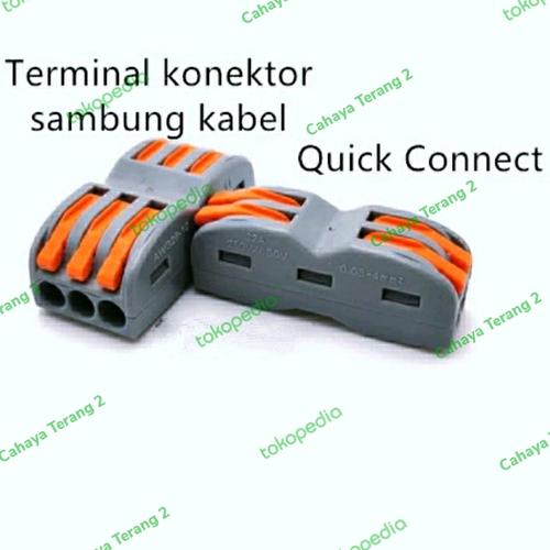 Jual Terminal Konektor Sambung Kabel Quick Connect CH2/3 Terminal Block ...