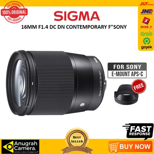 Jual Sigma 16mm f1.4 Sony E APSC DC DN Contemporary Sigma 16 mm f1.4 ...