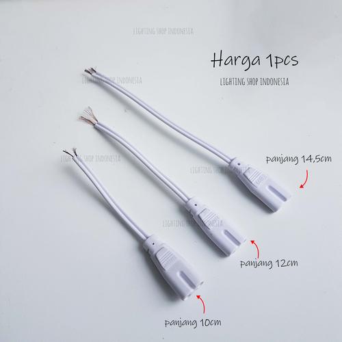 Jual Soket / Socket T5 T8 T4 neon fiting sambungan kabel 1 Lampu ...