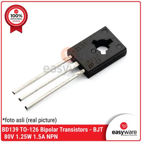 Jual BD139 TO-126 NPN Transistor BD139 ST ORIGINAL BD 139 ORI ...