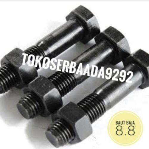 Jual Mur Baut Baja 7/8 x 3" inch ; Baut Baja 8.8 ; Baut Mur Baja ...