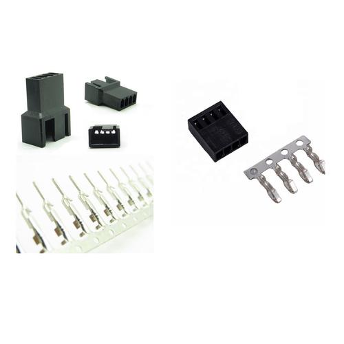 Jual Konektor Female Male Housing dan Terminal 4 pin (3+1) untuk Fan ...