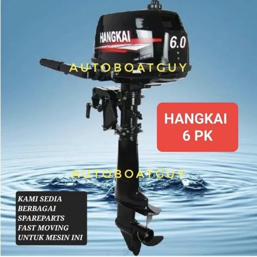 Jual Motor / Mesin Tempel HANGKAI 6 PK (Outboard Motor 2 Tak) - SHORT Shaft - Kota Tangerang ...