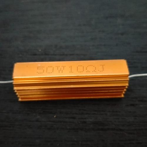 Jual resistor 50w 10 ohm J resistor alumunium R import DESKRIPSI ...