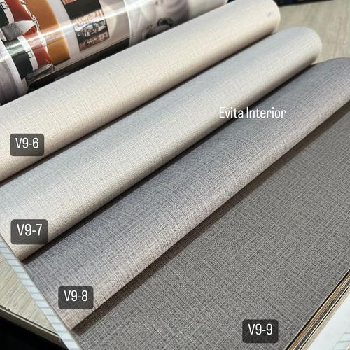 Jual Wallpaper Premium Vinyl Dinding Polos Bertekstur serat kain misty abu - V9-5 - Jakarta ...