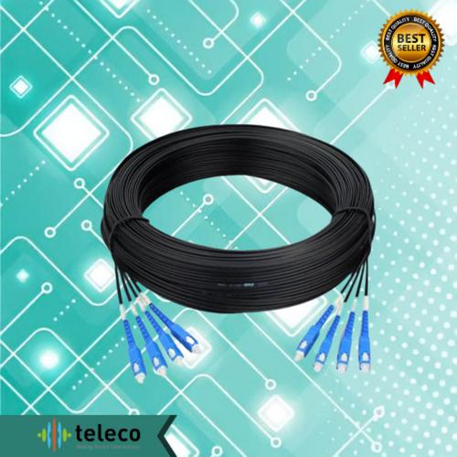 Jual Kabel ftth dropcore precon 4 core 100m lengkap konektor - Jakarta ...