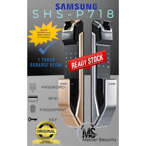 Jual Samsung Door Lock Digital SHS P 718 Push Pull with Fingerprint ...