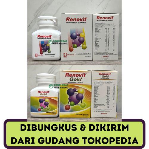 Jual RENOVIT BOTOL RENOVIT GOLD 30KAPLET KONIMEX MULTIVITAMIN MINERAL ...