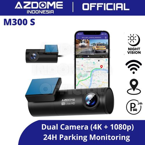 Promo Azdome M300s 4K Dual Camera WiFi GPS M300 Dashcam Kamera Mobil ...