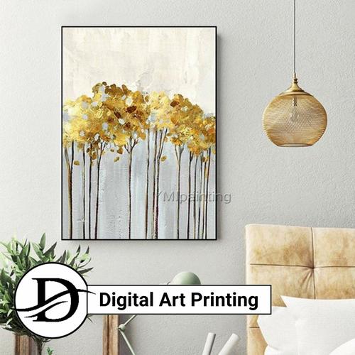 Jual lukisan abstrak digital printing albatros print paper pohon ...