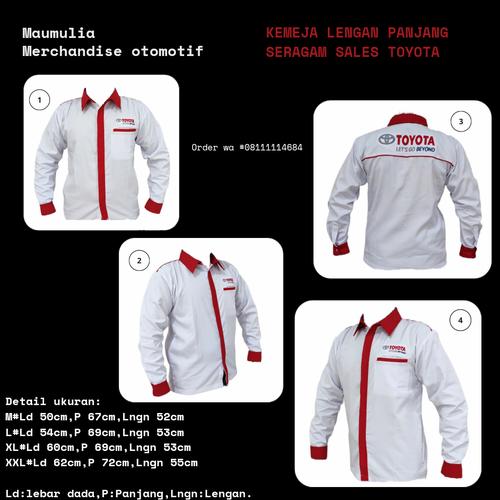 Jual SERAGAM SALES TOYOTA Lengan panjang - Kab. Bekasi - maumulia ...
