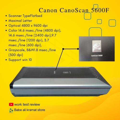 Jual Scanner Canon CanoScan 5600F platbed 9600 dpi color dokumen non ...