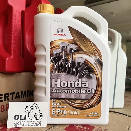 Jual HONDA AUTOMOBILE OIL E-PRO GOLD SN 0W-20 4L | ORIGINAL OLI MOBIL - Kota Tangerang - Oli ...