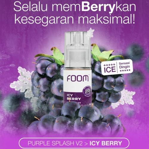 Jual Foom Icy Berry Salt Nic 30ML by Foom Lab / Purple Splash V2 - Liquid - SALT 30MG 30ML - Kab ...