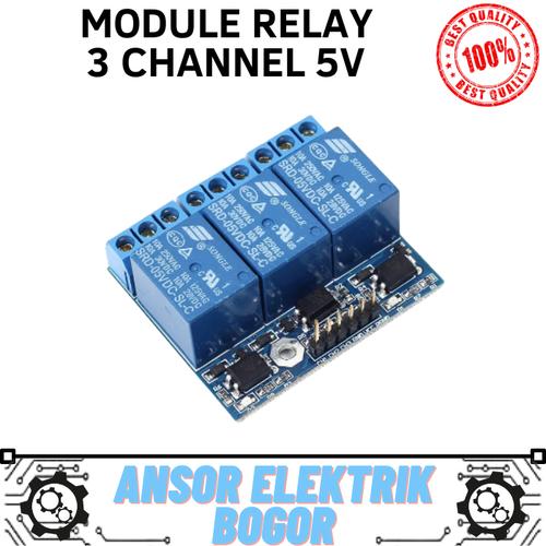 Jual MODULE RELAY 3 CHANNEL 5V RELAY 3 CHANNEL MODULE 5V - Kab. Bogor ...
