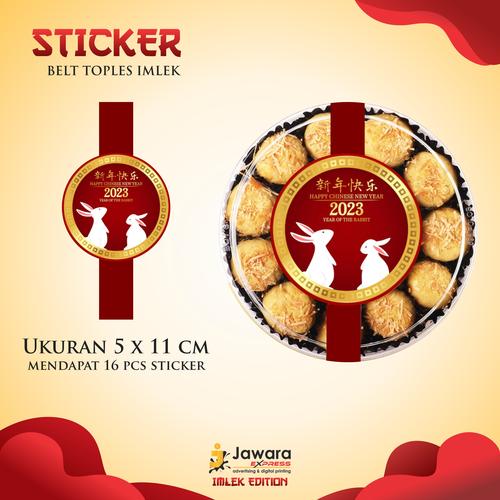 Jual CETAK STICKER BELT IMLEK 2023 CUSTOM TERMURAH FREE DESIGN - Kota ...