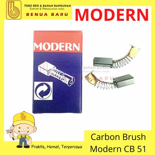 Jual Carbon Brush Modern CB 51 / Arang Tangan Gerinda CB 51 / Spul ...