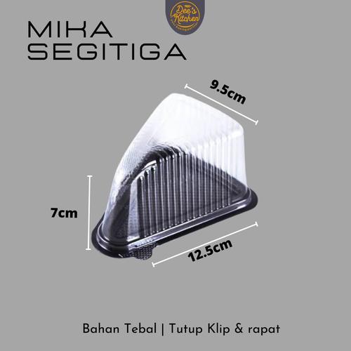 Jual MIKA CAKE SLICE / MIKA SEGITIGA /MIKA KUE POTONG - 5 pcs - Kab ...