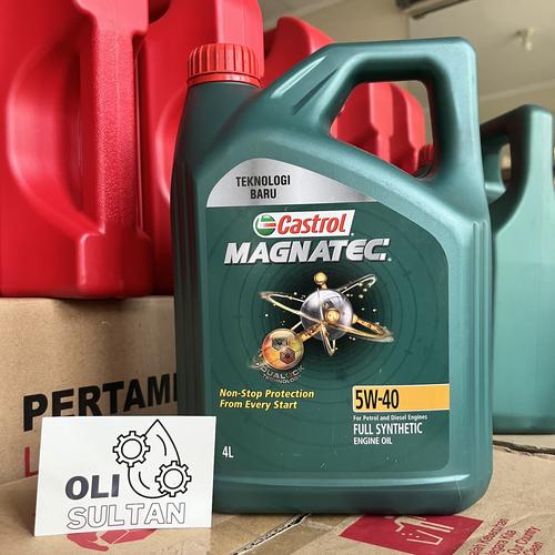 Jual CASTROL MAGNATEC DUALOCK SAE 5W-40 API SN 4L | ORIGINAL ENGINE OIL ...