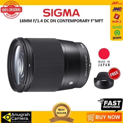 Jual Lensa Sigma 16mm f/1.4 DC DN Contemporary for Micro Four Thirds ...