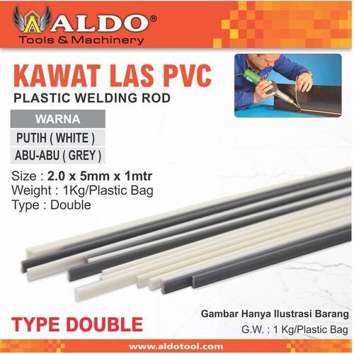 Jual KAWAT LAS PVC DOUBLE / PLASTIC WELDING ROD/ BATANG LAS PLASTIK ...