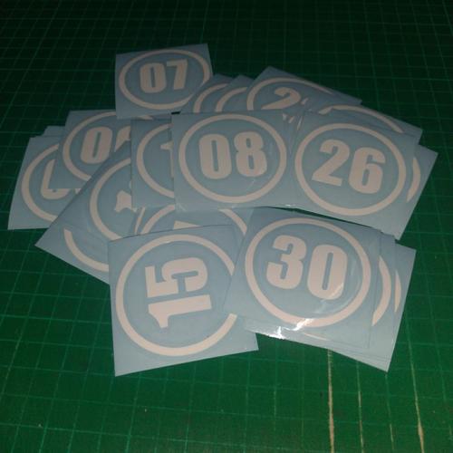 Jual STIKER ANGKA MODEL BULAT UK 15 CM - ORACAL - BLACK - Jakarta Pusat ...