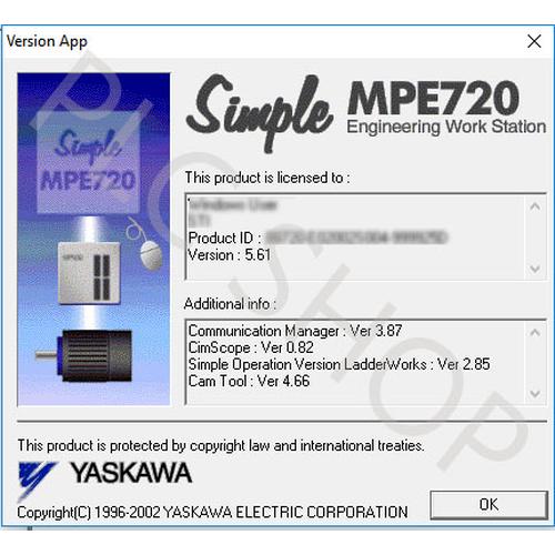 Jual Software YASKAWA MPE720 Ver.5.61 / Version 561 / Ver. 5 . 61 - Jakarta Timur - PLC.Shop ...