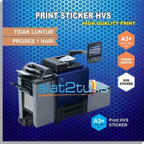 Jual Print A3 + warna cetak | stiker | Label | STICKER HVS - Kota ...